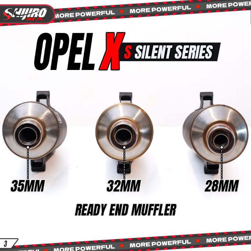 Jual Knalpot Shijiro Type Opel Silent Aerox N max Vario 125 Vario 150 ...