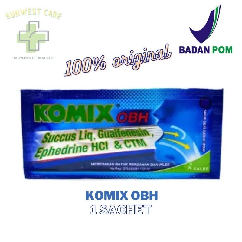 Jual KOMIX OBH 1 SACHET | Shopee Indonesia