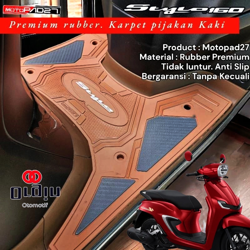 Jual STEP FLOOR KARPET HONDA STYLO 160 2024 KARPET STYLO 160 2024 2025 ...