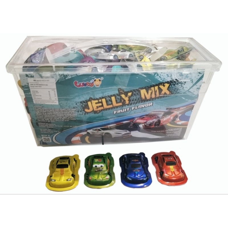 Jual Luvmi Jelly Mix Car Mobil Fruit Jeli Agar Isi 120 Pcs | Shopee ...