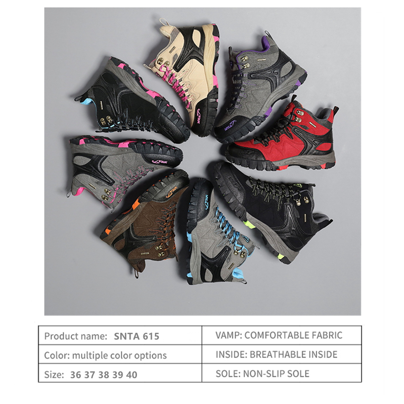 Jual Sepatu Hiking Wanita SNTA 615 Boots Mid 7 Warna Gunung Outdoor ...