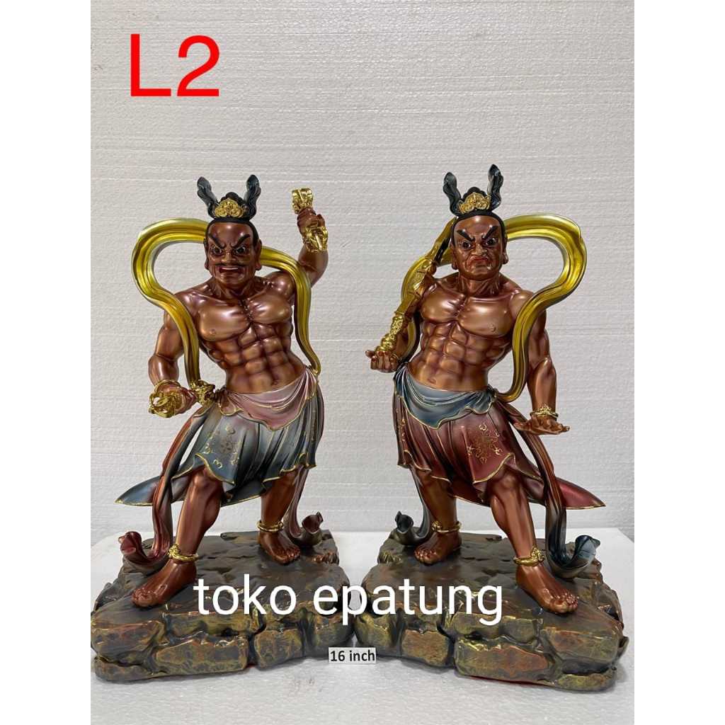 Jual patung dewa penjaga pintu vihara / kelenteng - fiber - 16 inch ...