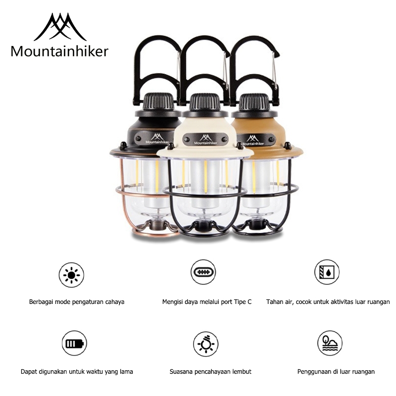 Jual ⚡️Siap kirim⚡️Mountainhiker Lampu Kemah Retro Pendaki Gunung ...