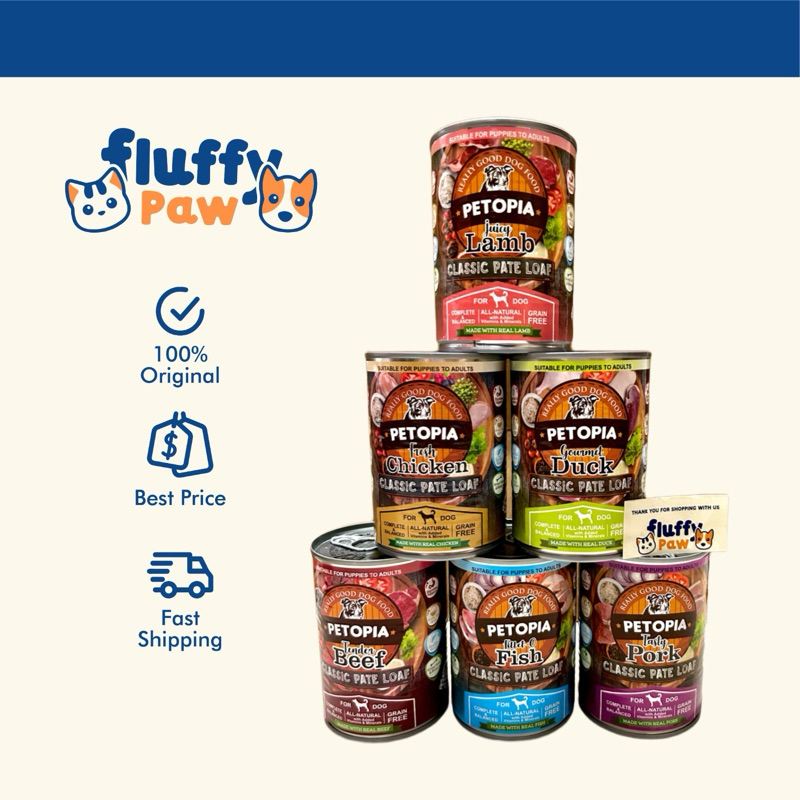 Jual Petopia Wet Dog Food 380gr | Makanan Basah Anjing Kaleng | Shopee ...
