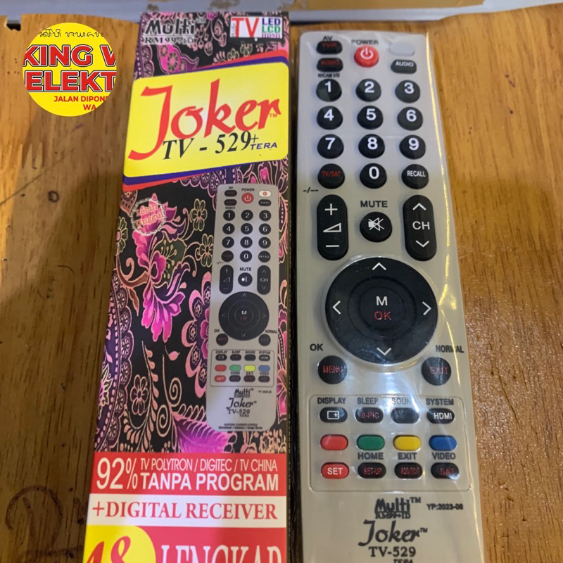 Jual Remote Multi Joker TV | Shopee Indonesia