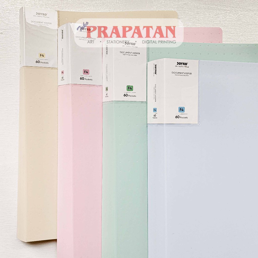 Jual Joyko Document Keeper A4/F4 60 Pockets | File Organizer | Clear ...