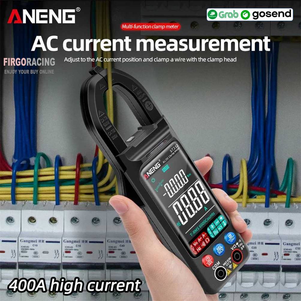 Jual ANENG Tang Amper Digital AC/DC Clamp Meter ST212 Black | Shopee ...