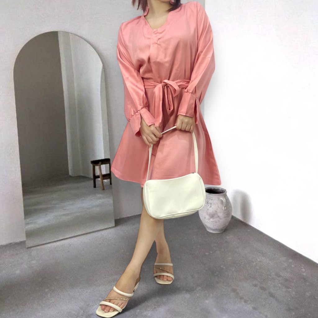 Jual GIRLS Dress Vira Baju Dres Wanita Selutut PREMIUM QUALITY UK Fit ...