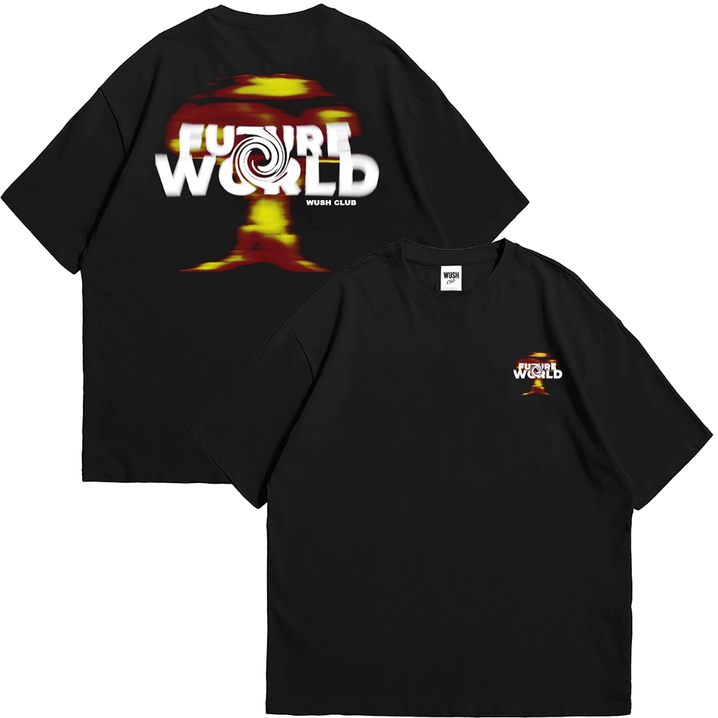 Jual WUSH CLUB 24S OVERSIZED BAJU KAOS DISTRO PRIA WANITA PUTIH ...