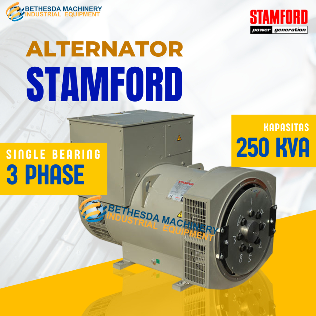 Jual Generator Genset Stamford 250 Kva - Alternator 250Kva 200kW 3 ...