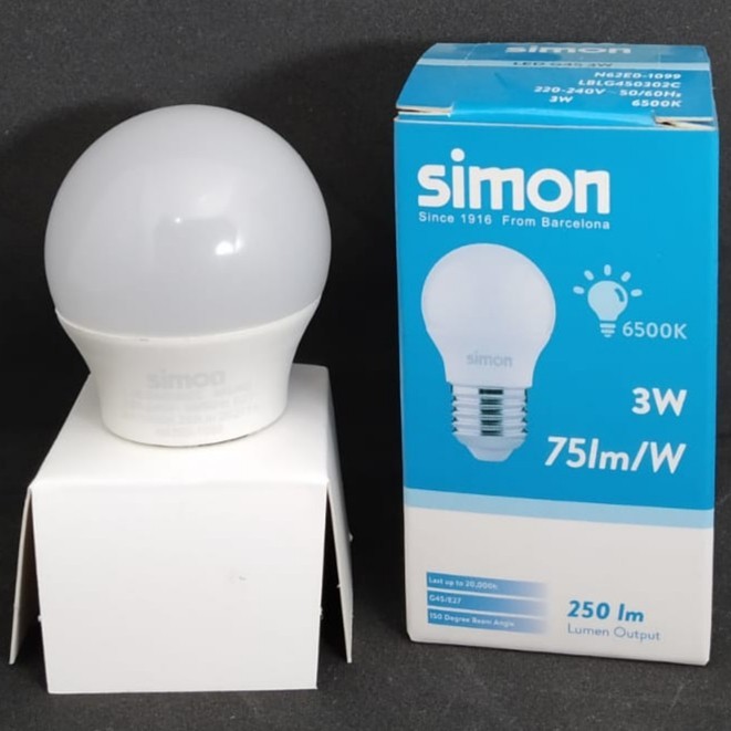 Jual LAMPU LED SIMON 3W (LAMPU LED BERGARANSI) | Shopee Indonesia