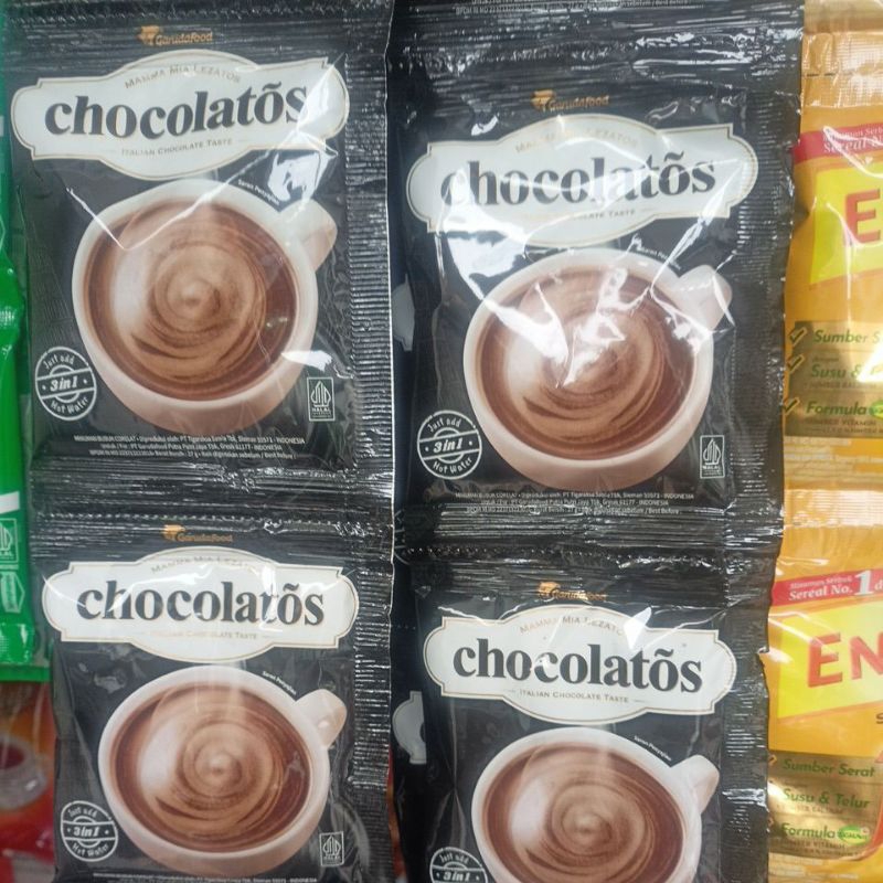Jual Coklat Bubuk Chocolatos 27 gr / Chocolate Drink | Shopee Indonesia