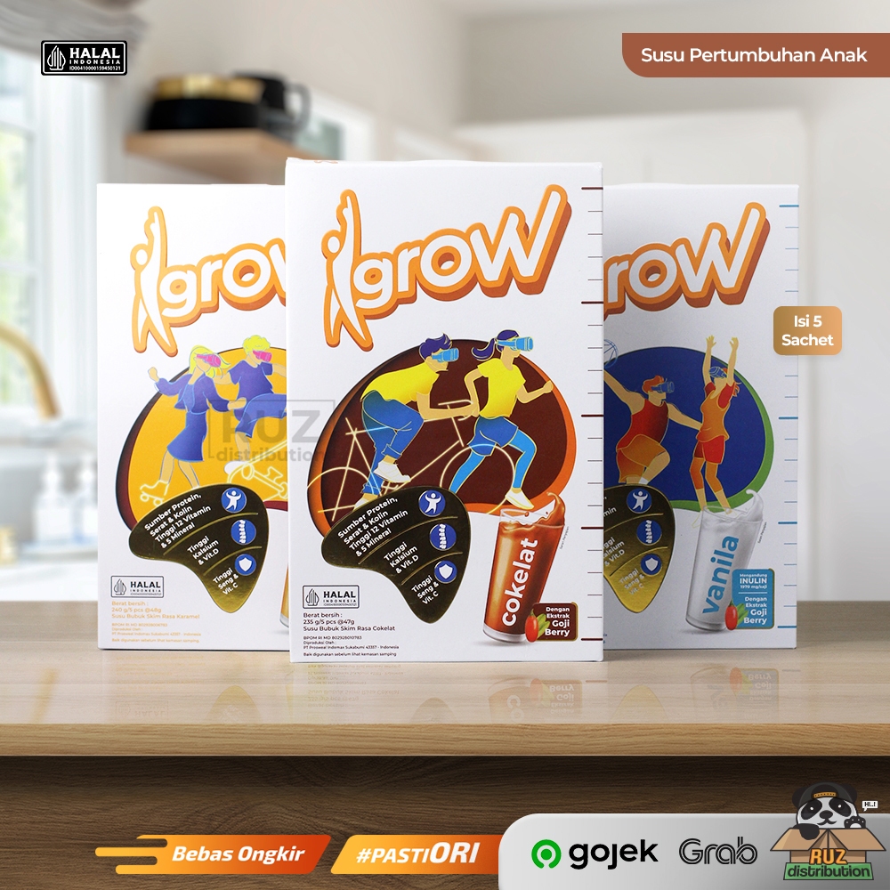 Jual IGROW Susu Bubuk Tumbuh Kembang Anak / Remaja Ekstrak Goji Berry | Shopee Indonesia