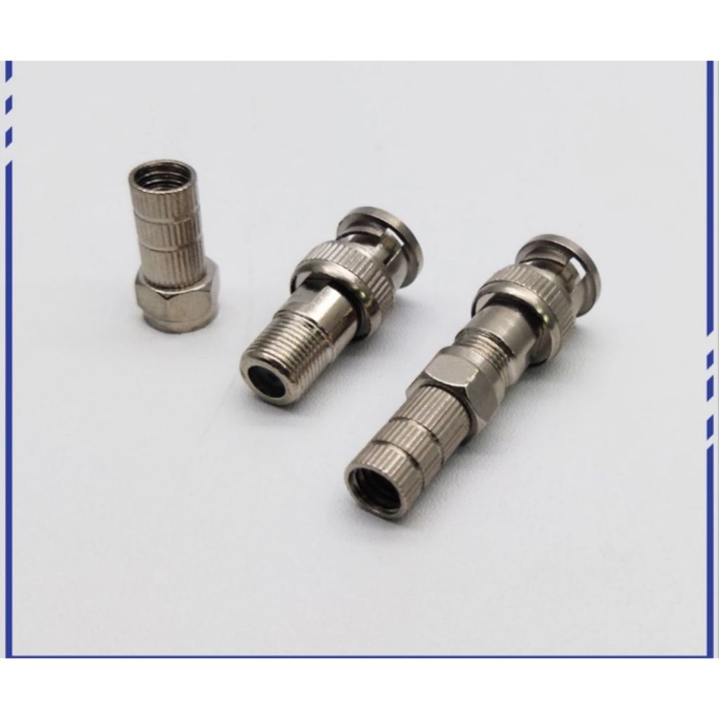 Jual JEK BNC DRAT CCTV JACK KONEKTOR CCTV - BNC DRAT MALE RG59 RG6 PREMIUM | Shopee Indonesia