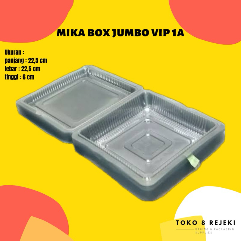 Jual MIKA BOX JUMBO VIP 1A isi 50 pcs | Shopee Indonesia