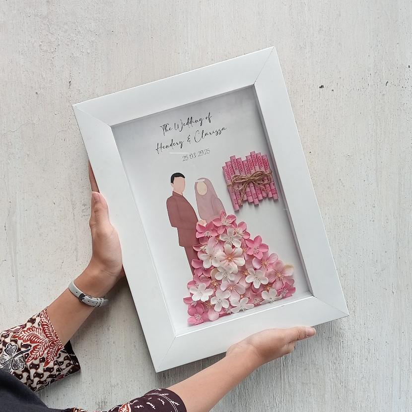 Jual Bingkai Mahar Pengantin untuk Kado atau Seserahan Pernikahan P.MHR ...