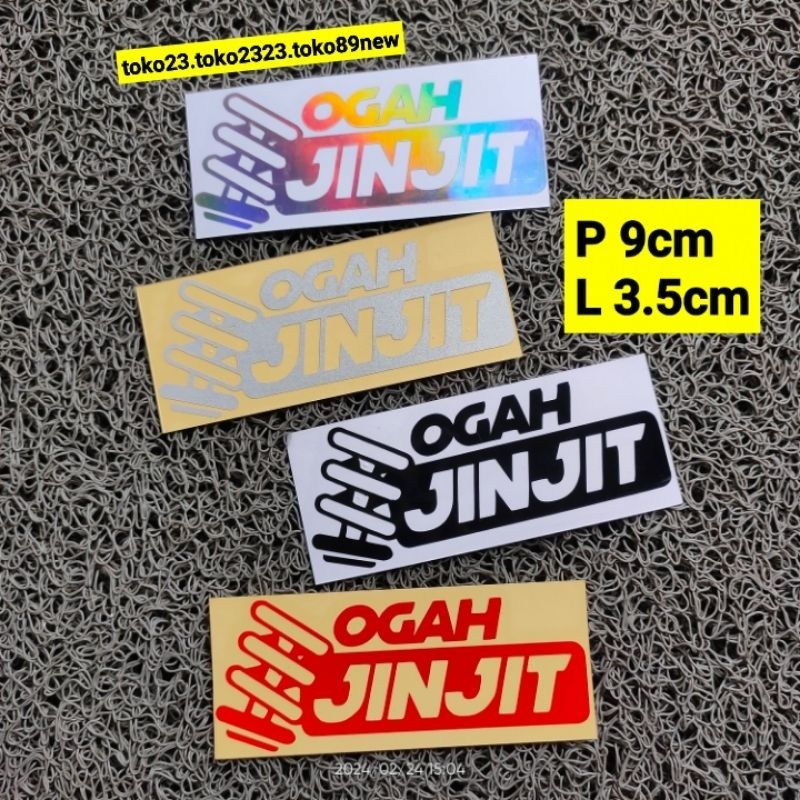Jual stiker cutting motor kata kata ogah jinjit | Shopee Indonesia