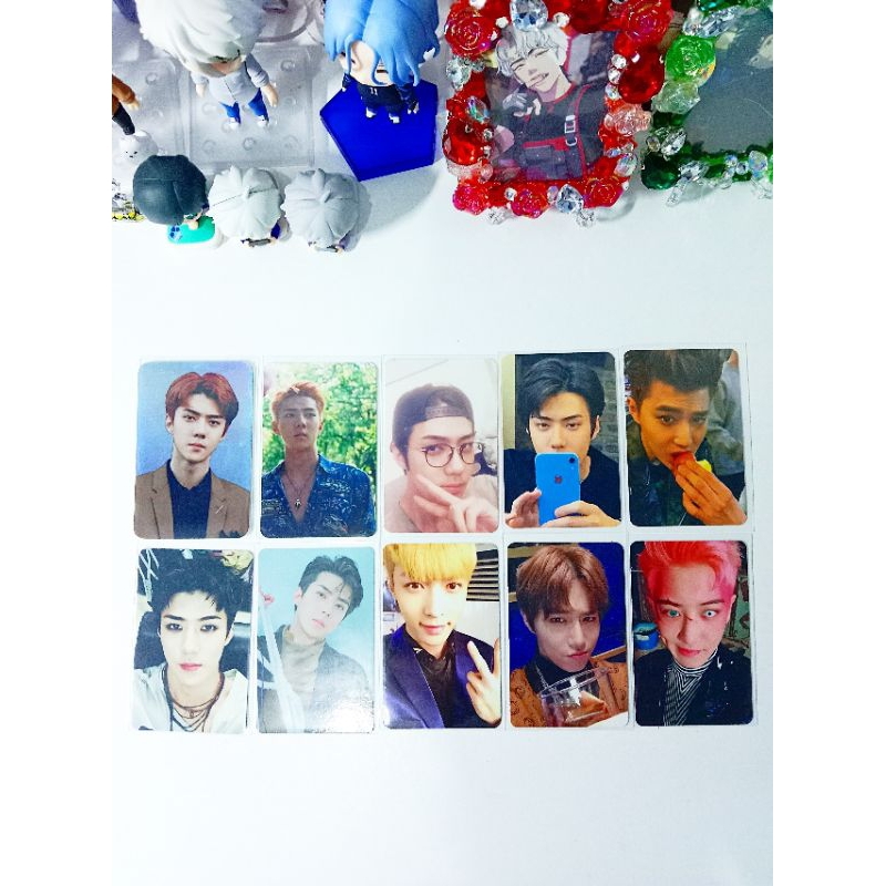 Jual EXO PC Official Sehun Chanyeol Suho lay PC Official photocard ...