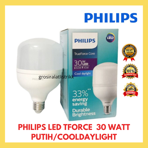 Jual Philips Lampu LED TForce 30W 30 Watt Putih Cooldaylight - Philips 30 Watt Original | Shopee ...