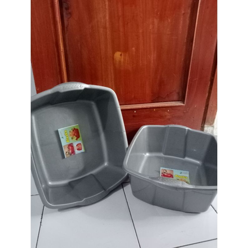 Jual BAK PLASTIK PERSEGI BESAR/LITTER BOX BESAR/BASKOM PLASTIK PERSEGI ...