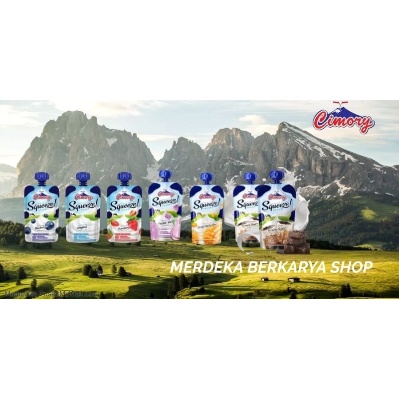 Jual Cimory yougurt Squeeze pouch 120g (Satuan) | Shopee Indonesia