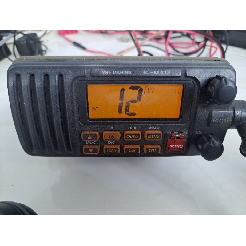 Jual RADIO RIG MARINE ICOM IC M412 PO TX TINGGAL 1.3 WATT | Shopee Indonesia