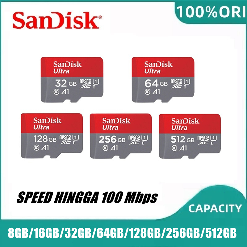 Jual Memory card 8GB/16GB/32GB/64GB/128GB/256GB/512GB Memori Card Speed ...