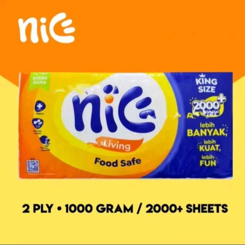 Jual TISSUE NICE 2000 / Tissu Nice King Size Ukuran 1000 Gr isi 2000 ...
