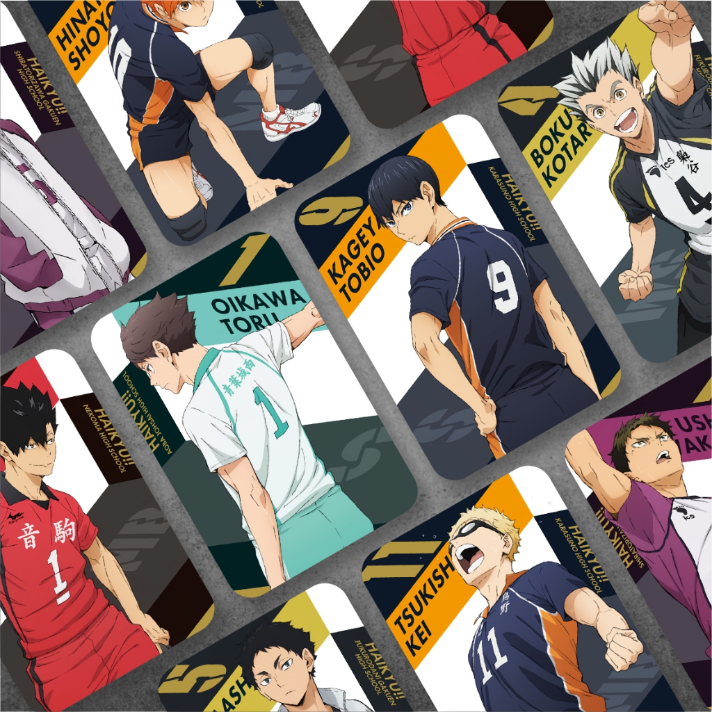 Jual Koleksi Photocard Anime Haikyuu B - Hinata Kageyama Tsukishima ...