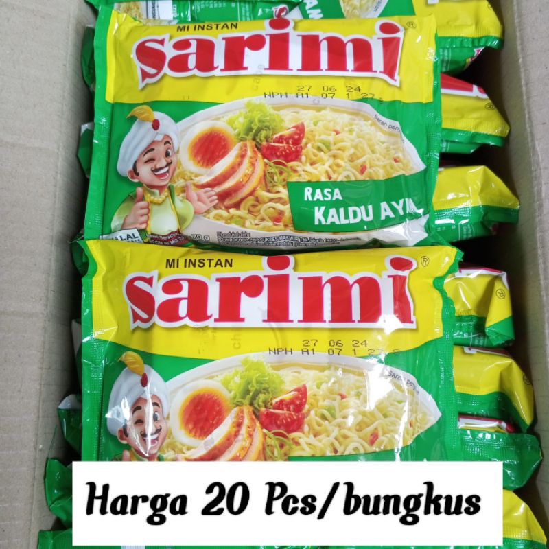 Jual MIE SARIMI - Harga 20 Pcs/bungkus Mie Sarimi Rasa Kaldu Ayam - Mie ...