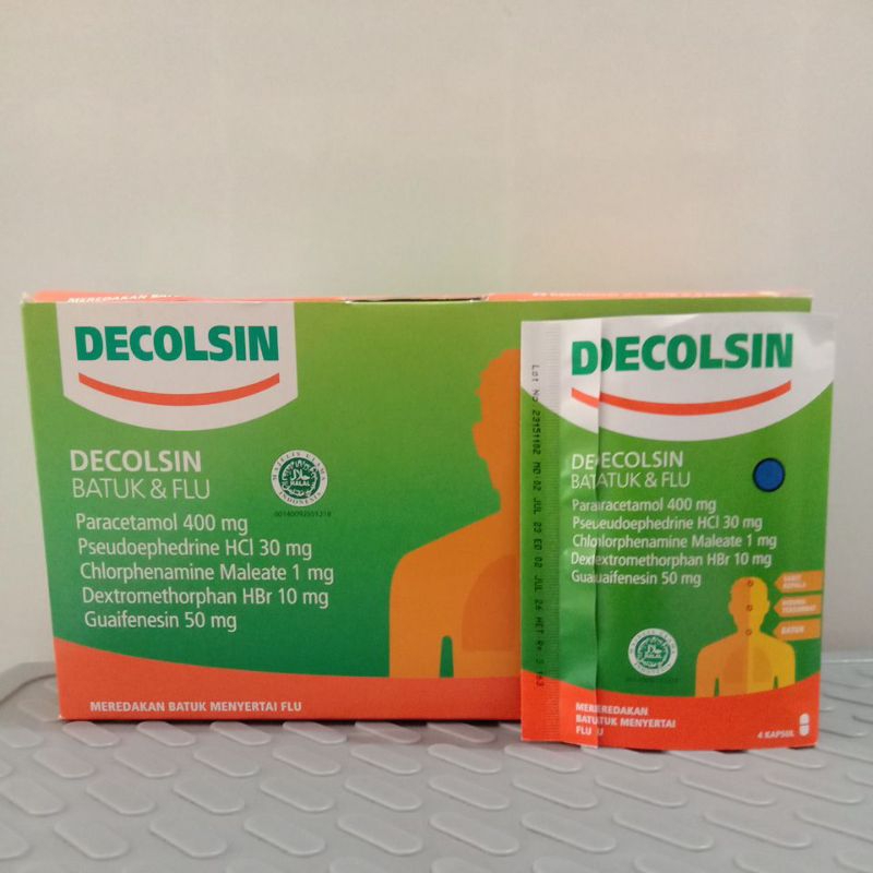 Jual decolsin tab (1strip isi 4tablet) | Shopee Indonesia