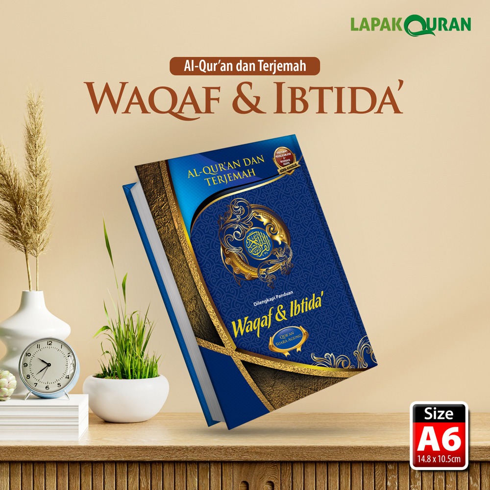 Jual Al Quran Waqaf & Ibtida’ Ukuran Kecil (A6) Terjemah - Suara Agung ...