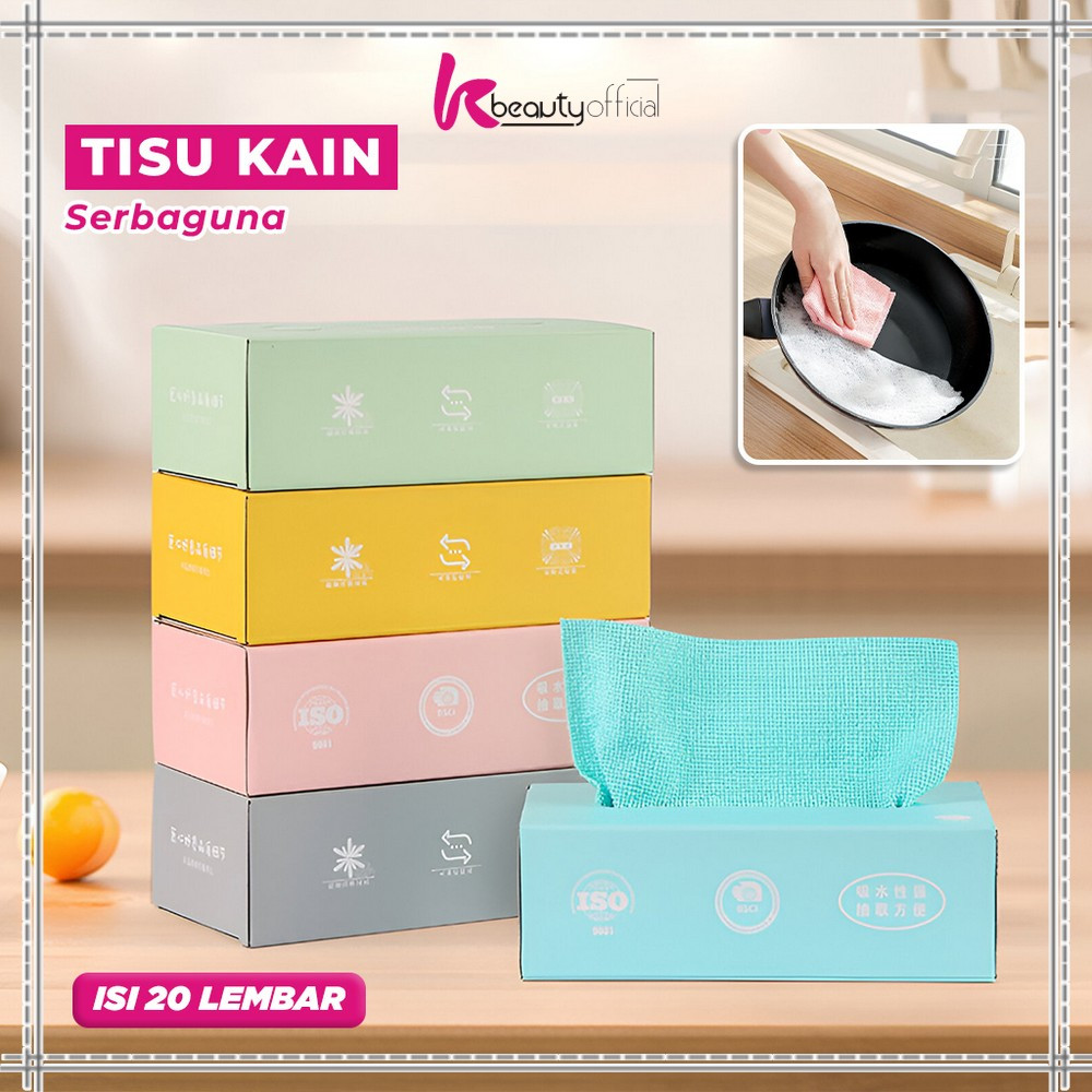 Jual KB-C1015 Tisu Kain Lap Serap Minyak Isi 20Lembar Pembersih Alat ...