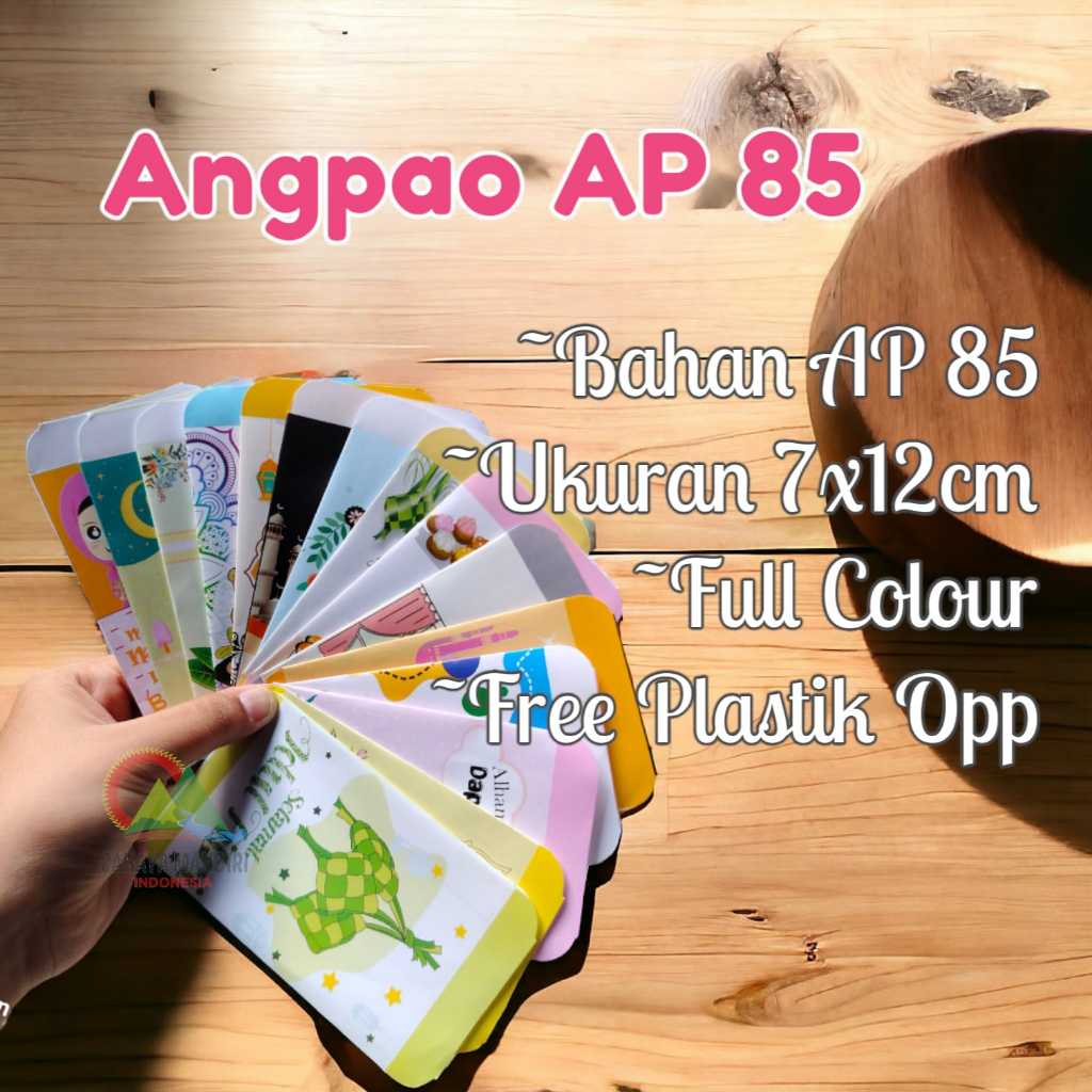 Jual Amplop Angpao Lebaran AP 85 GROSIR ( isi 1 Pack 10 lembar ) Amplop ...