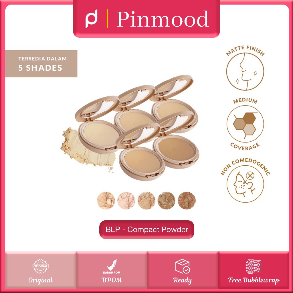 Jual BLP - COMPACT POWDER ( 10.5 g ) - Bedak Padat Matte Finish Medium ...