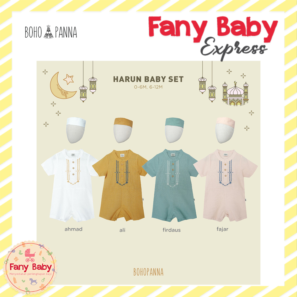 Jual BOHOPANNA - RAYA COLLECTION - HARUN BABY SET | Shopee Indonesia