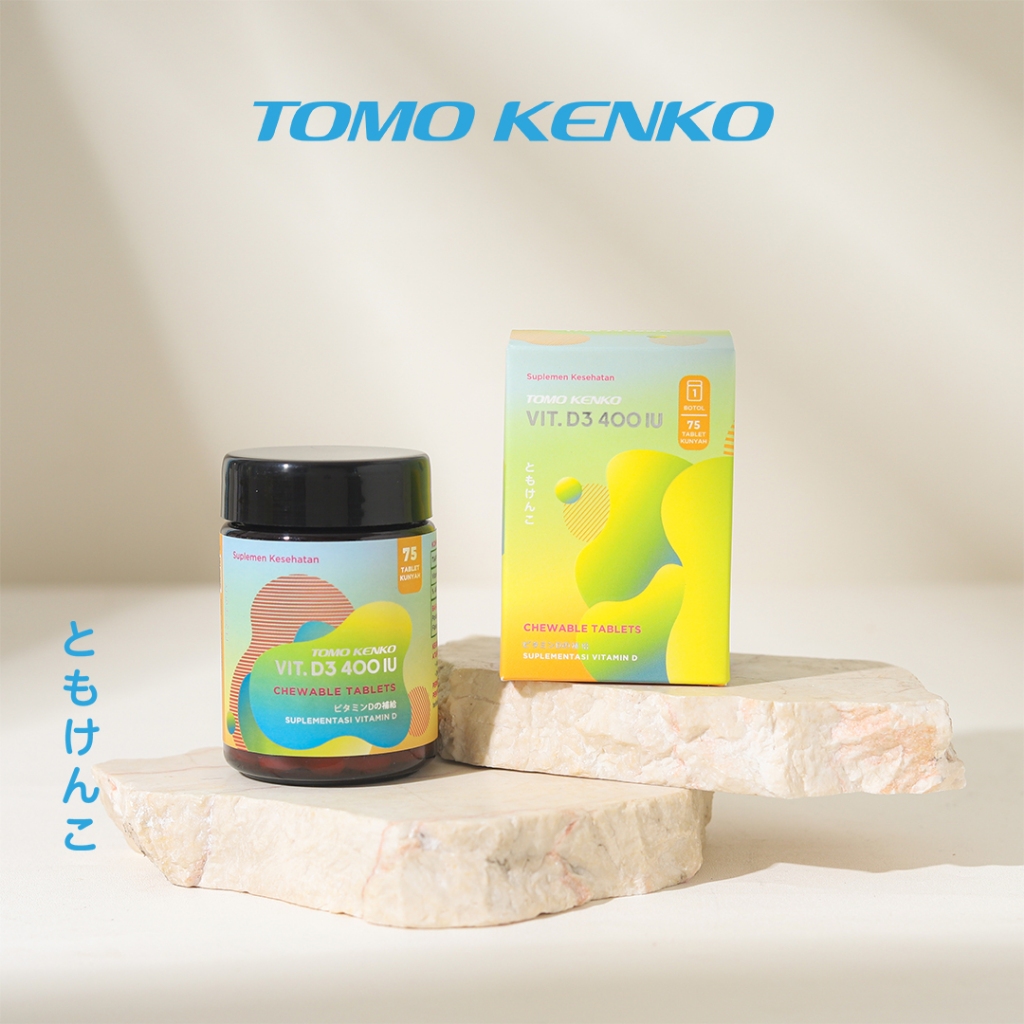 Jual Tomo Kenko D3 400 IU Chewable (kunyah) High Quality | Shopee Indonesia