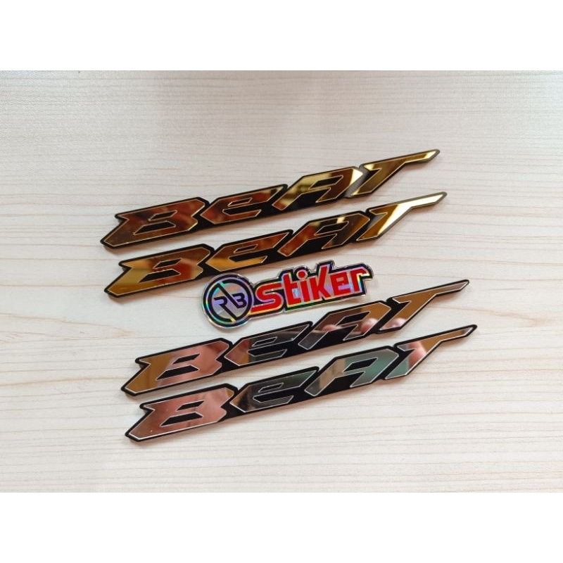 Jual Emblem BEAT akrilik glossy 3D emblem motor honda Beat | Shopee ...