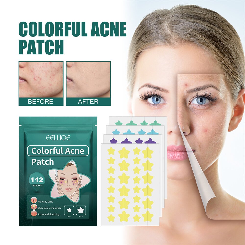 Jual 112pcs/216pcs/sheet Hydrocolloid Salicylic Acid Acne Pimple Patch ...