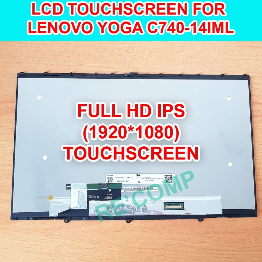Jual LAYAR LED LCD LENOVO YOGA C740-14 C740-14IML FULL HD TOUCHSCREEN ...