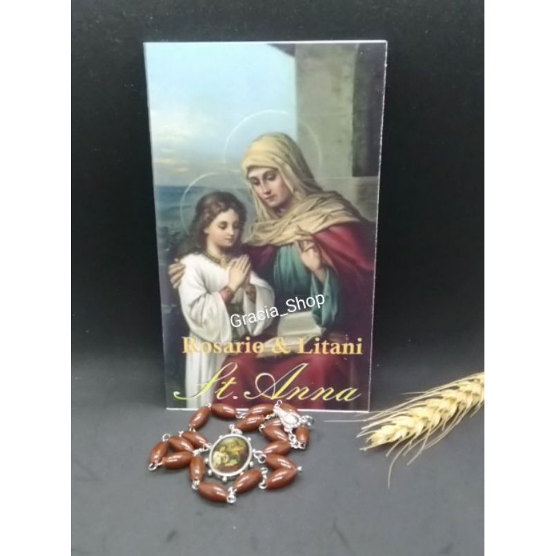 Jual Paket Lembar Doa dan Rosario Santa Anna | Shopee Indonesia
