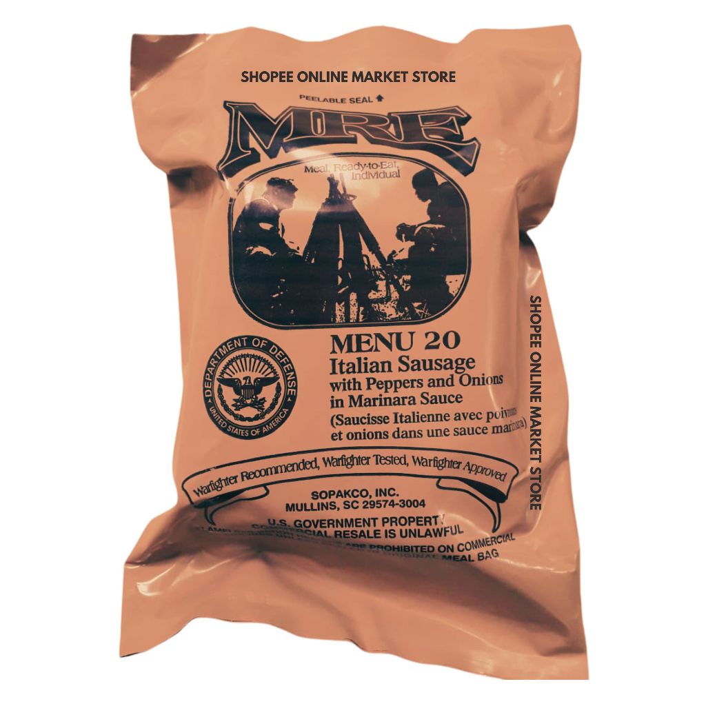 Jual MRE ransum tentara amerika menu 20 | Shopee Indonesia