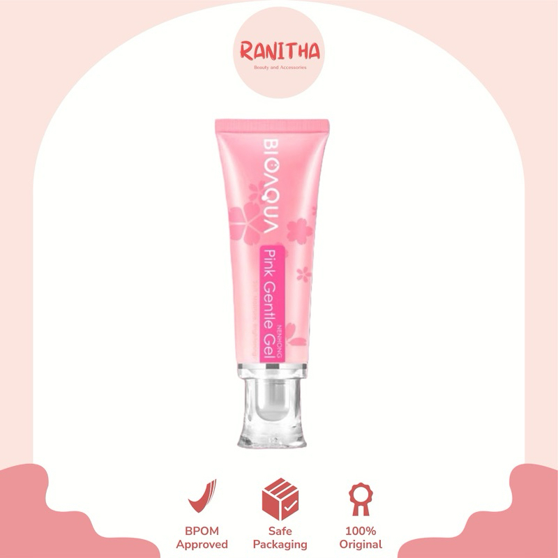 Jual BIOAQUA PINK GENTLE PINK 30GR | Shopee Indonesia