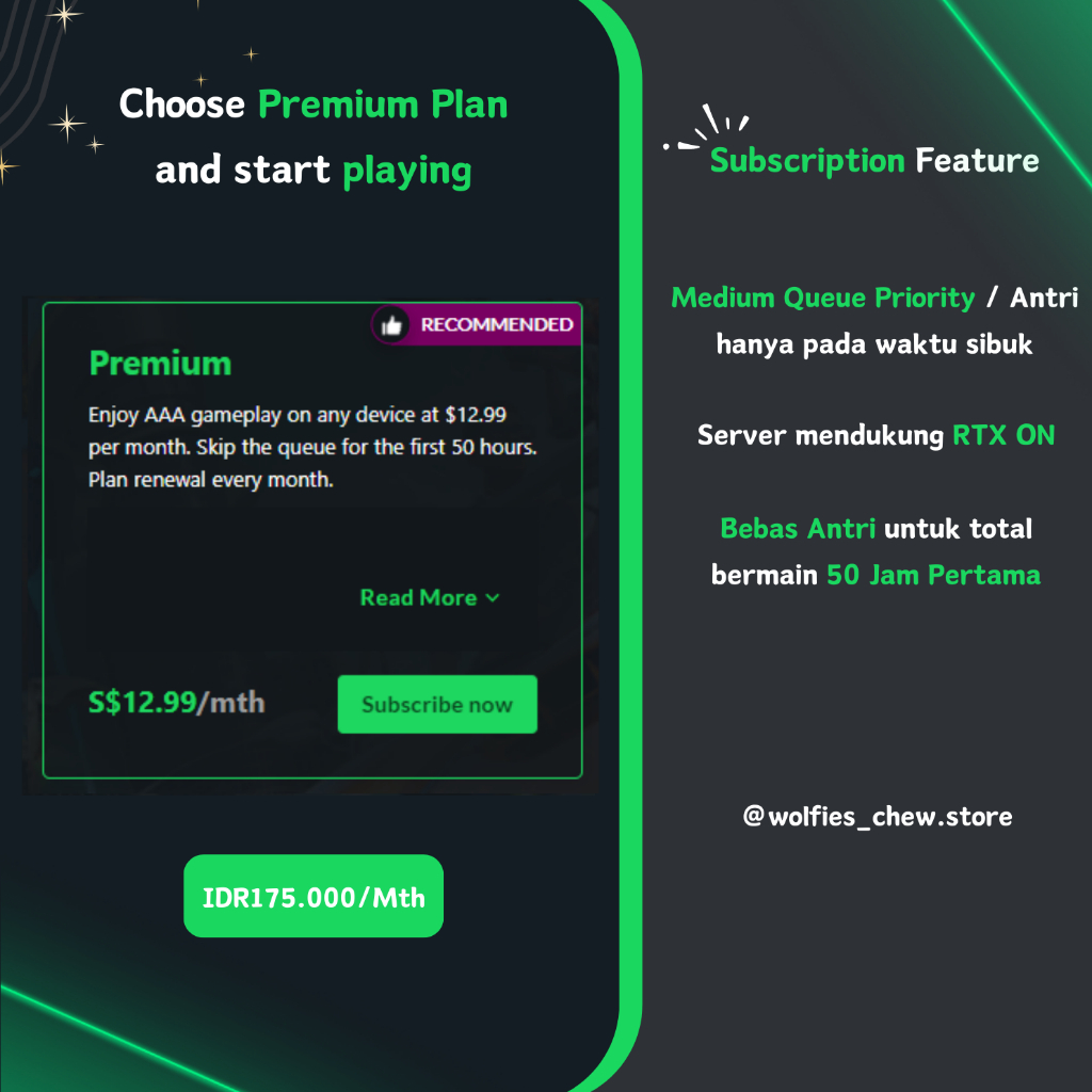 Jual Cloud Gaming GeForce Now Singapore StarHub 1 Bulan | Shopee Indonesia
