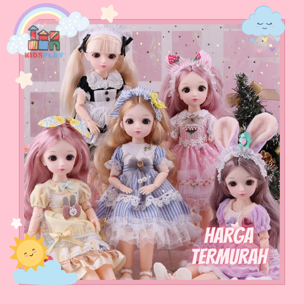 Jual Boneka Princess Music Boneka BJD Doll Boneka BJD 30cm Boneka Yuna ...