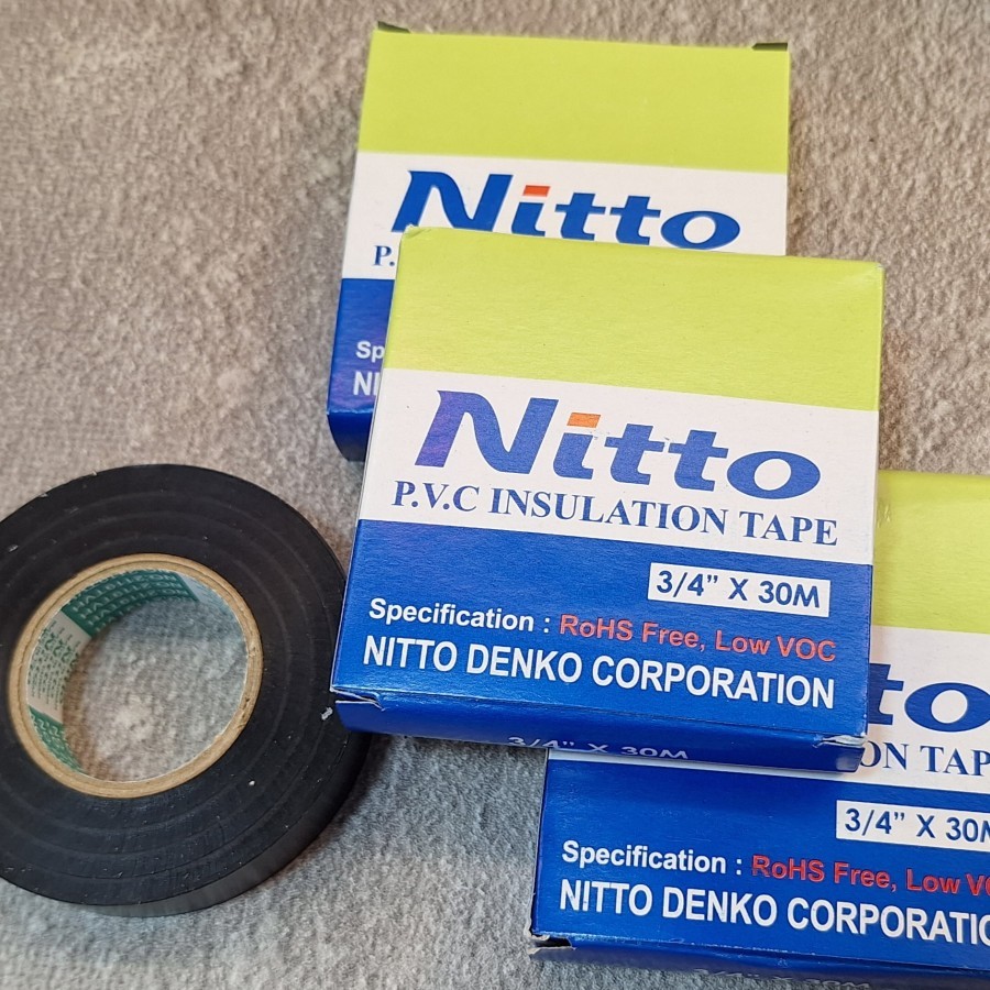 Jual Isolasi Listrik Hitam Nitto | Shopee Indonesia