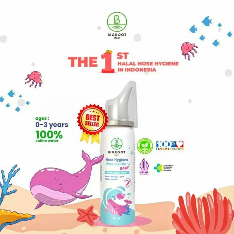 Jual Bigroot Nose Hygiene Ultra Gentle Baby | Bigroot Nose Hygiene ...