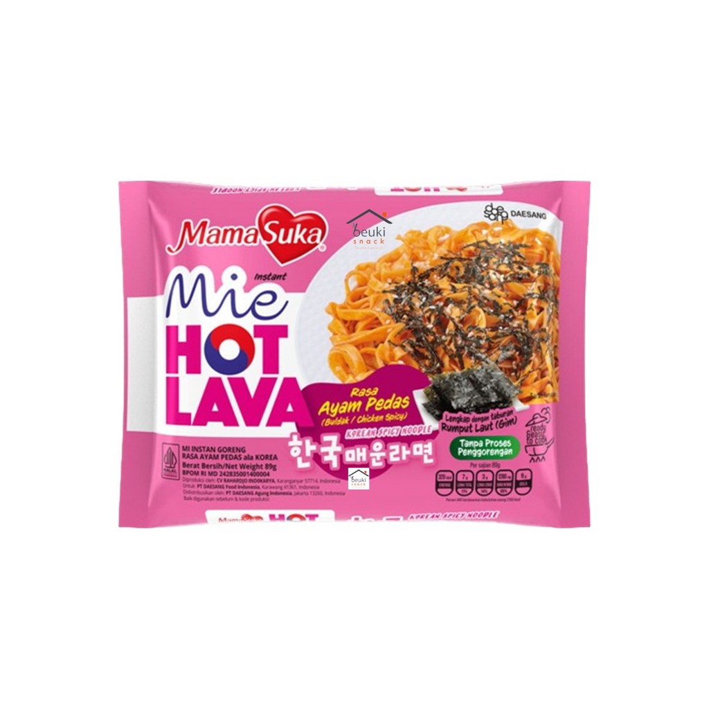 Jual Mamasuka Mie Instan Hot Lava Ayam Pedas Buldak | Shopee Indonesia
