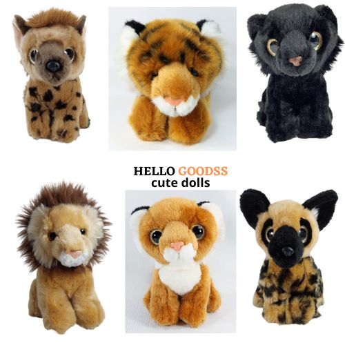Jual BONEKA BABY TIGER SINGA LION HYENA PHANTER - UKURAN S CUTE SOFT ...