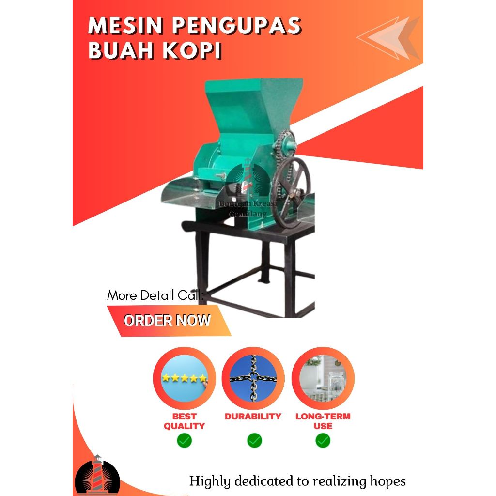 Jual Mesin Pulper Kopi 50kg/Proses - Mesin Pengupas Kopi - Peeler Kopi ...